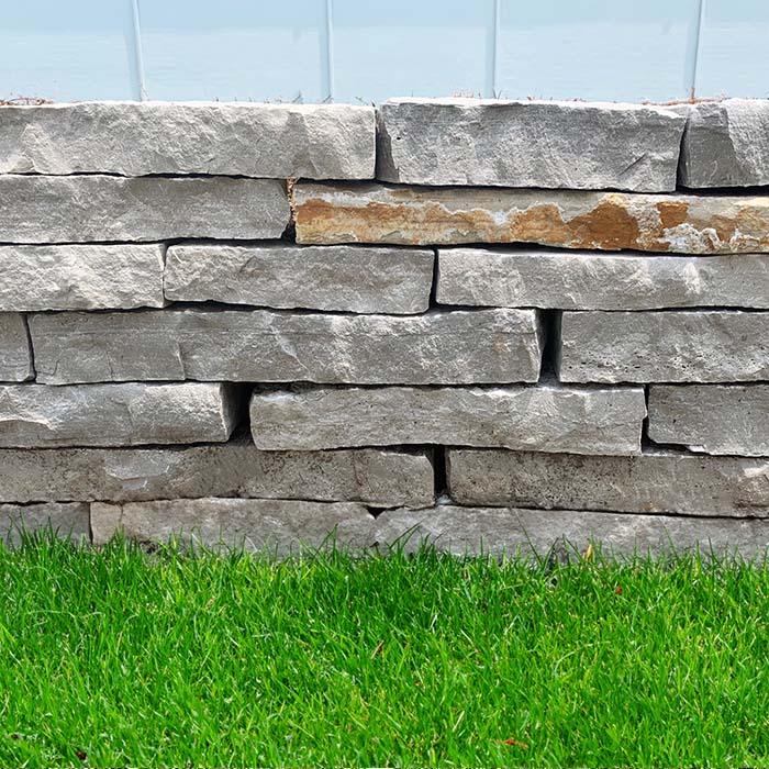 Missouri Natural Stone Retaining Wall